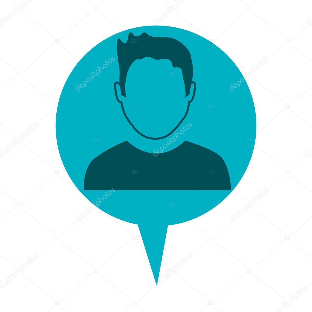 Avatar man and infographic icon,vector graphic Stock Vector by ...