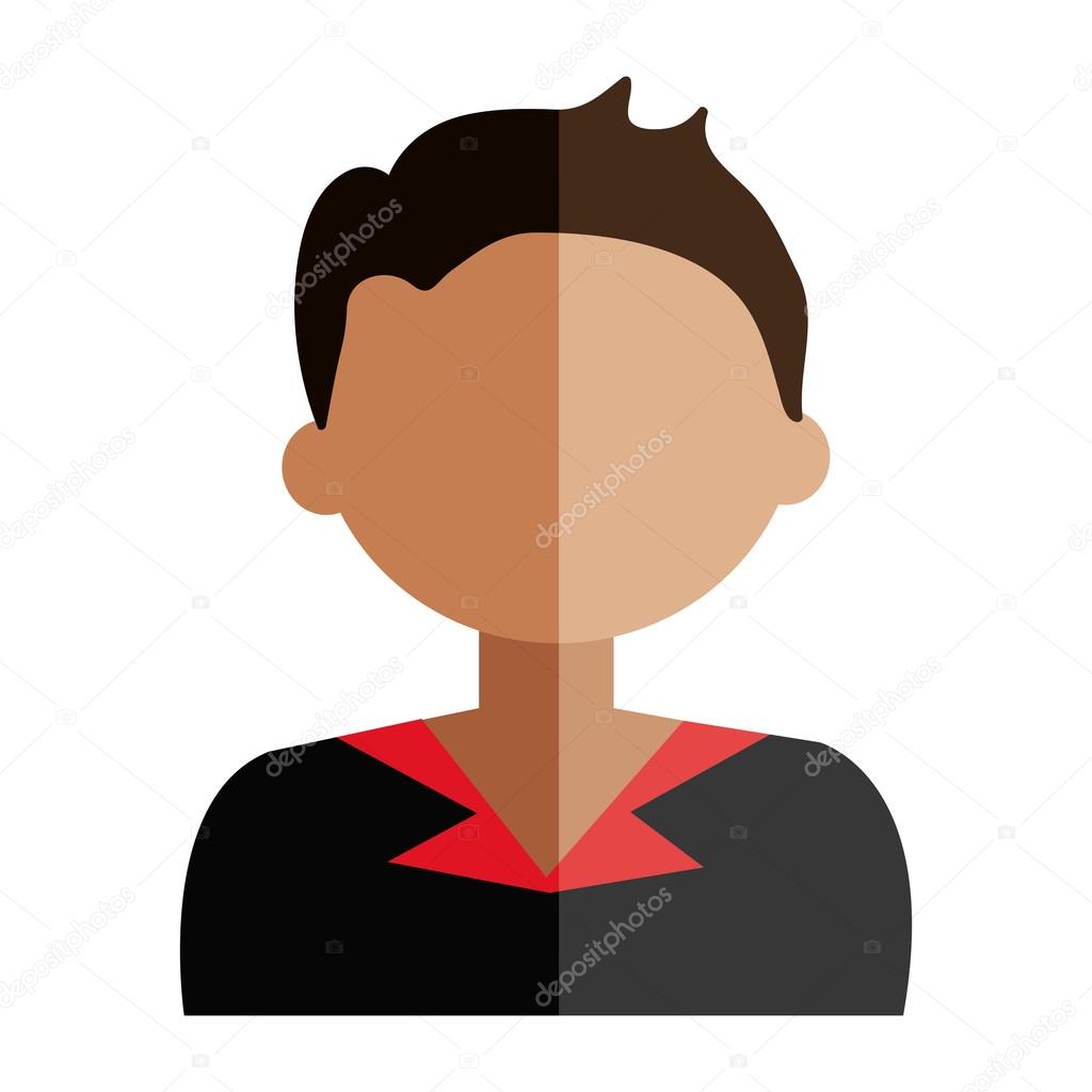 Cartoon avatar man front view Stock Vector Image by ©yupiramos #114020188