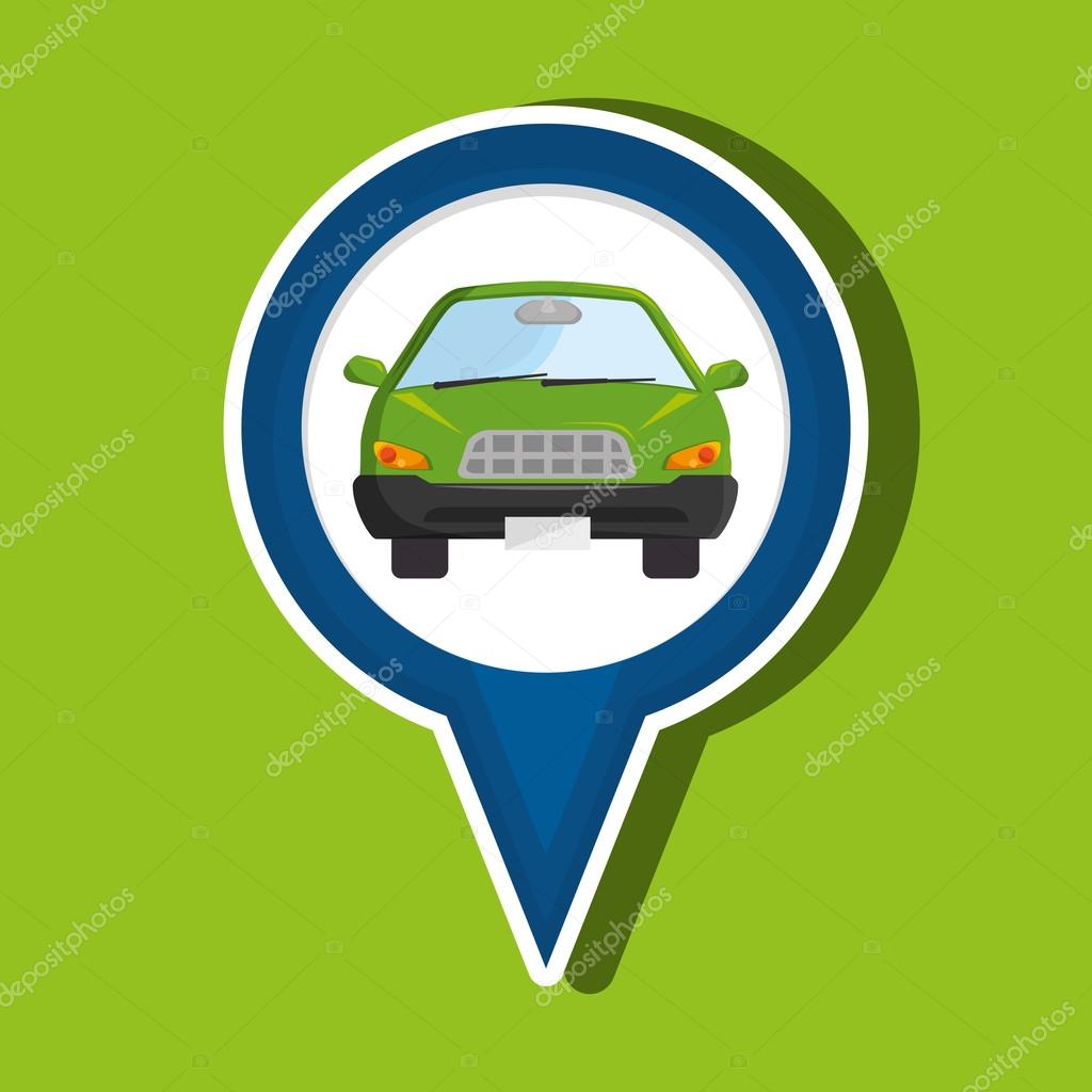 Car location design Stock Vector by ©yupiramos 114315520
