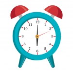 Cartoon red alarm clock Stock Vector Image by ©acidburn #6497124