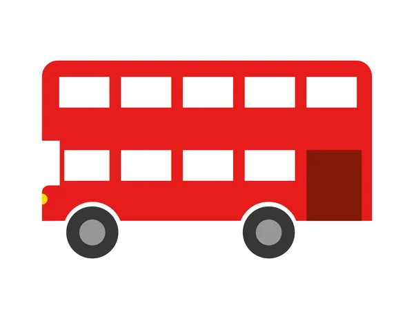 London bus isolated icon — Stock Vector © yupiramos #130863366