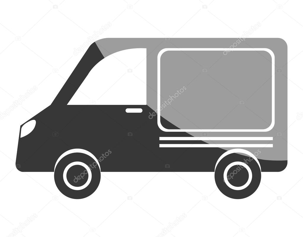 Vanvehicle transport icon design. Stock Vector by ©yupiramos 115418348
