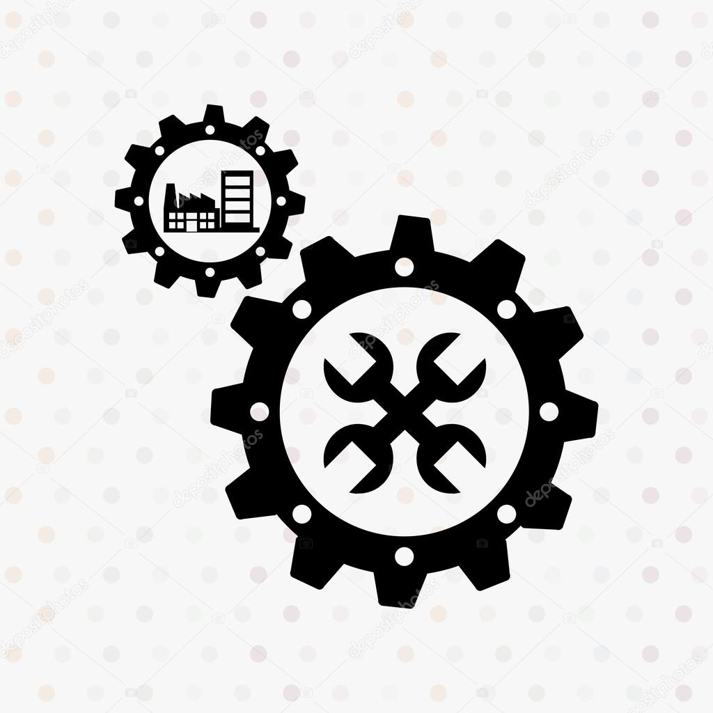 Diseño de planta industrial Vector de stock #116740110 de ©yupiramos