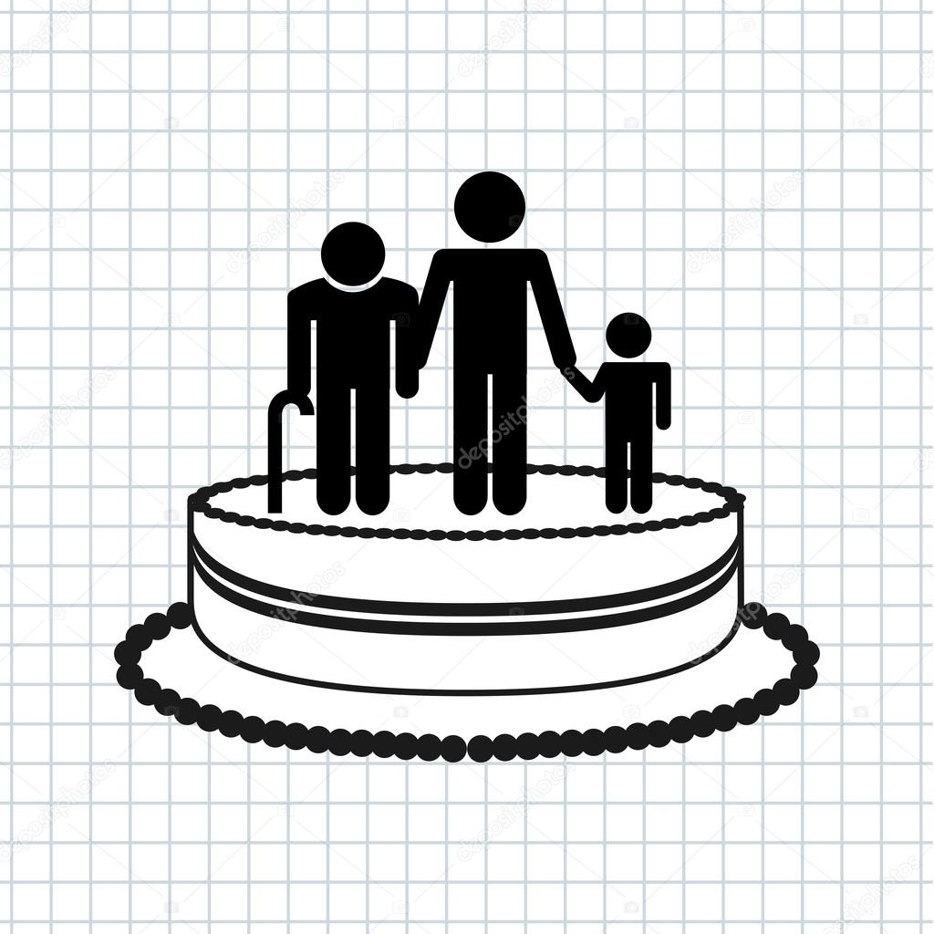 Family celebration design Stock Vector by ©yupiramos 116741754