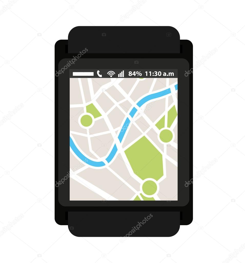 Gps map app icon Stock Vector Image by ©yupiramos #117003638