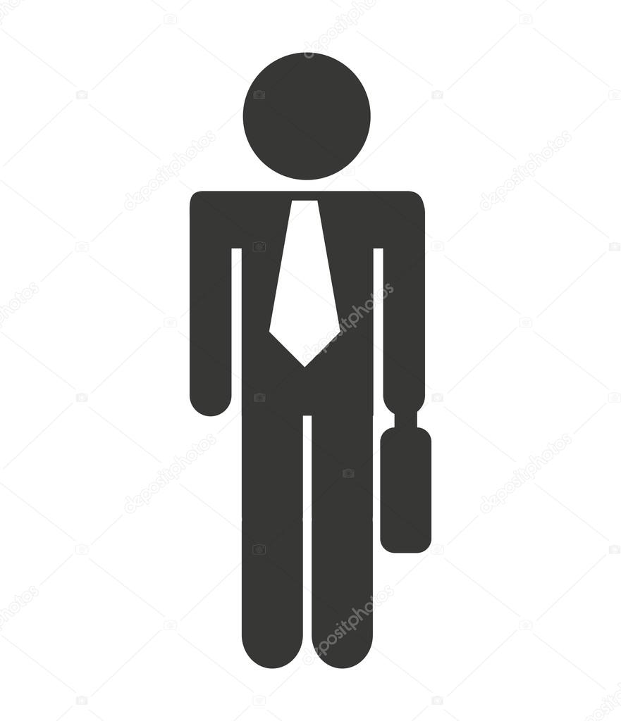 Man With Briefcase Icon