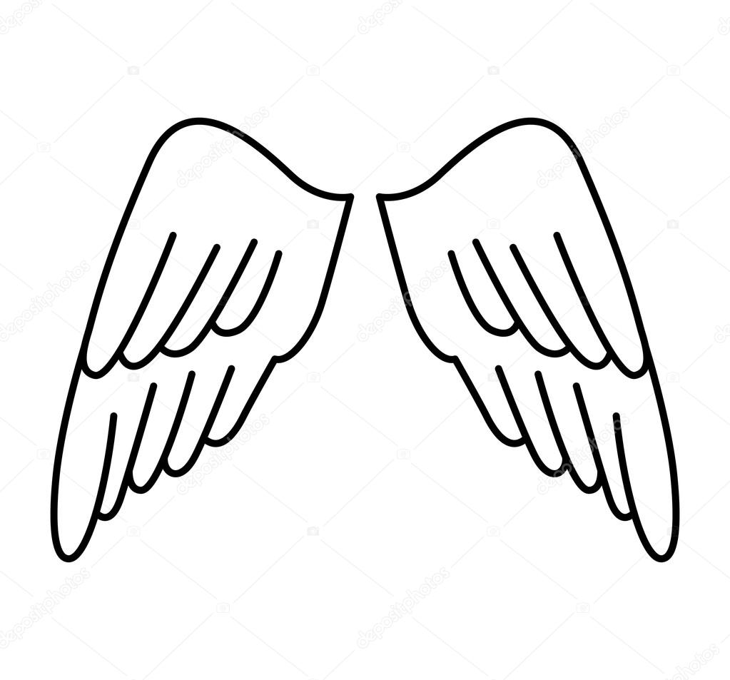 Sagome Di Ali D'angelo