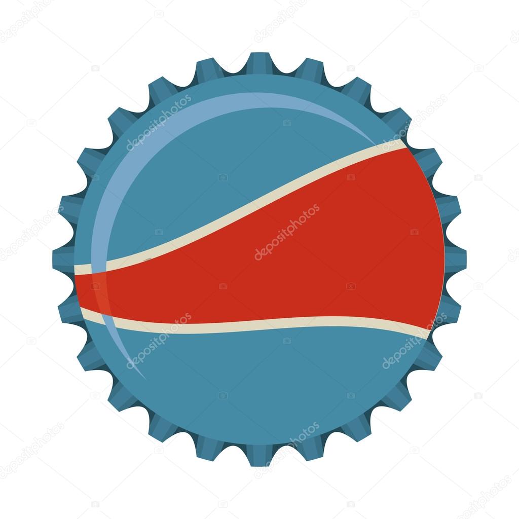 Tapa de soda icono del sello del producto Vector de stock por ...