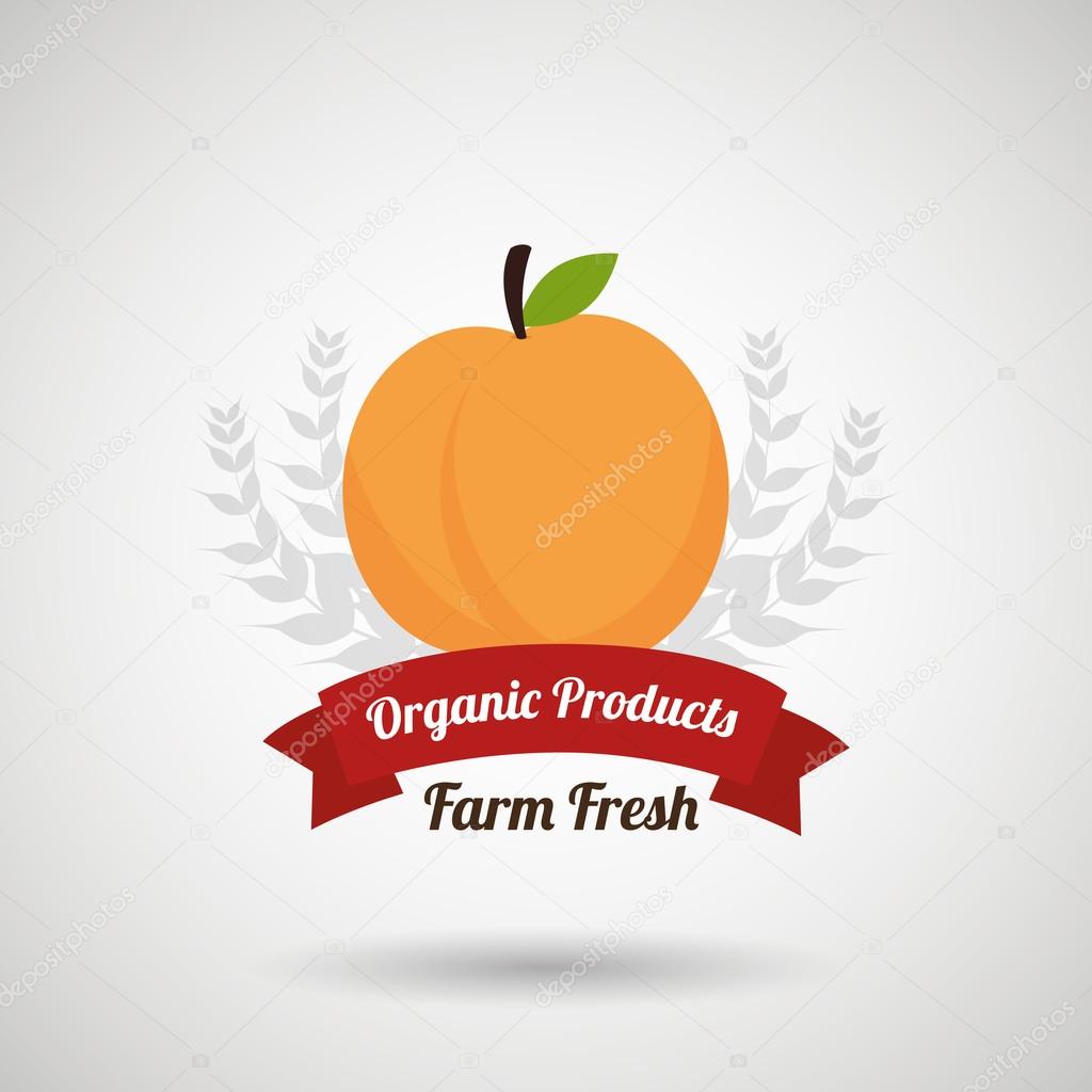 Farm fresh food symbol Stock Vector by ©yupiramos 118549880