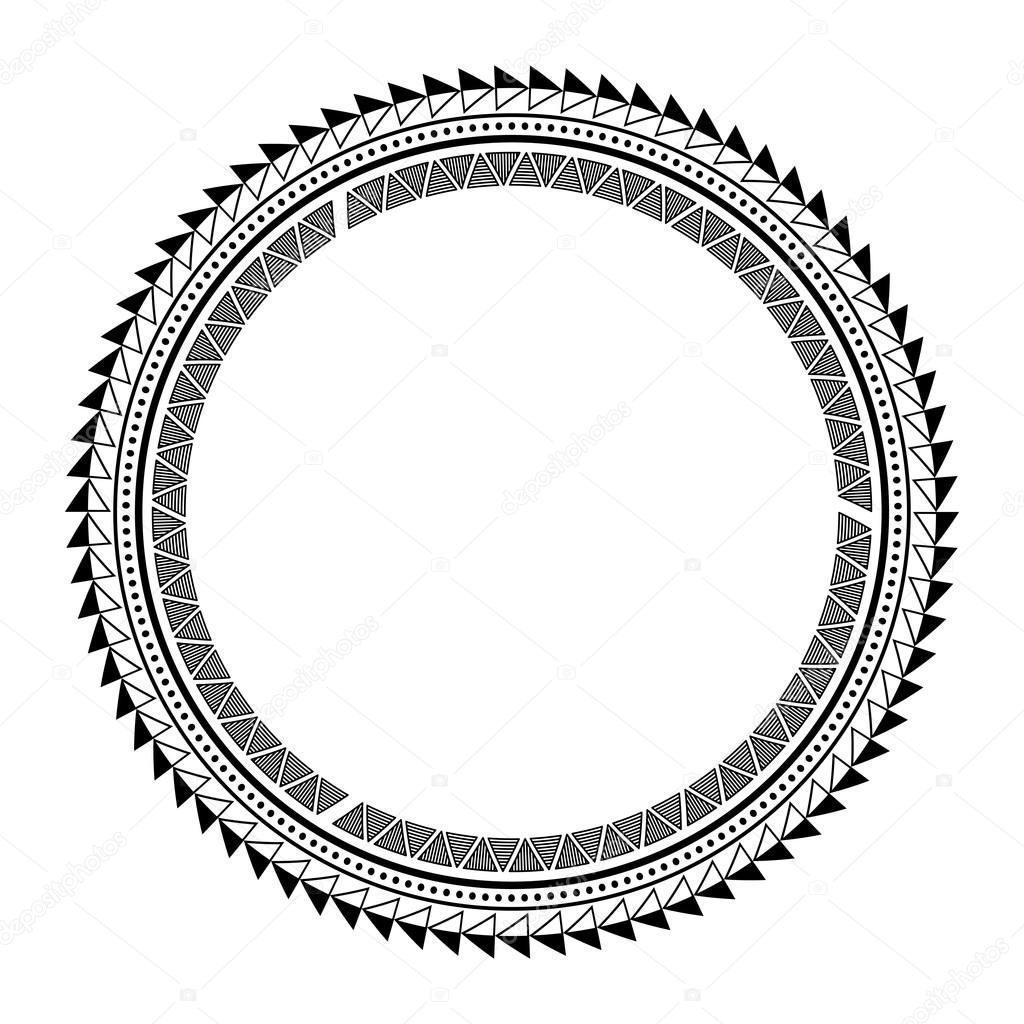 Textile circle decoration icon Stock Vector Image by ©yupiramos #118731436