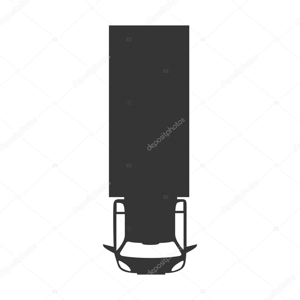 Truck cargo vehicle top icon vector graphic Stock Vector by ©yupiramos ...
