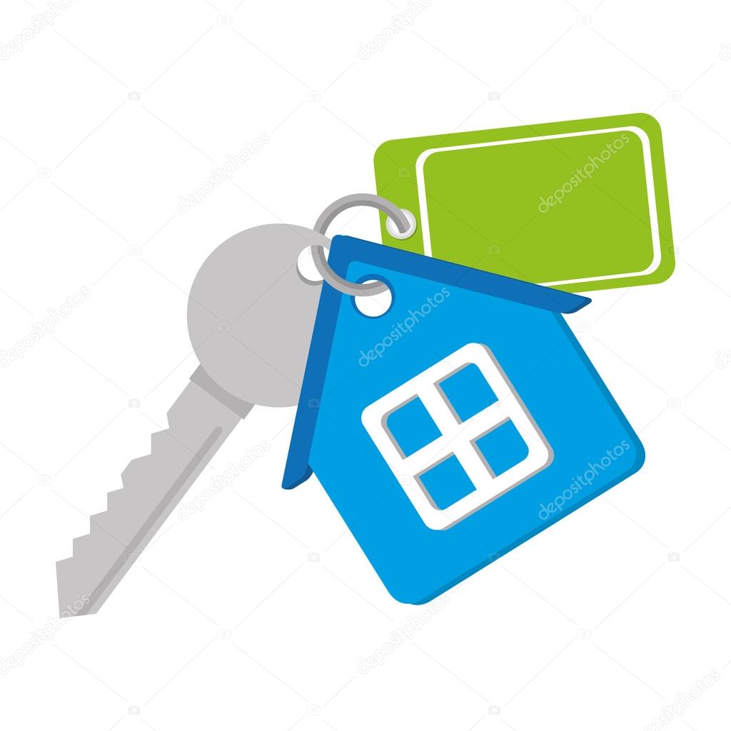 Key house home vector graphic icon Stock Vector Image by ©yupiramos ...
