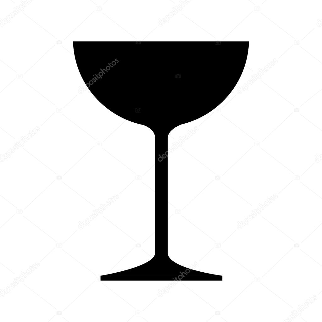 Copa de vidrio icono de vino vector Vector de stock #120120342 de ...