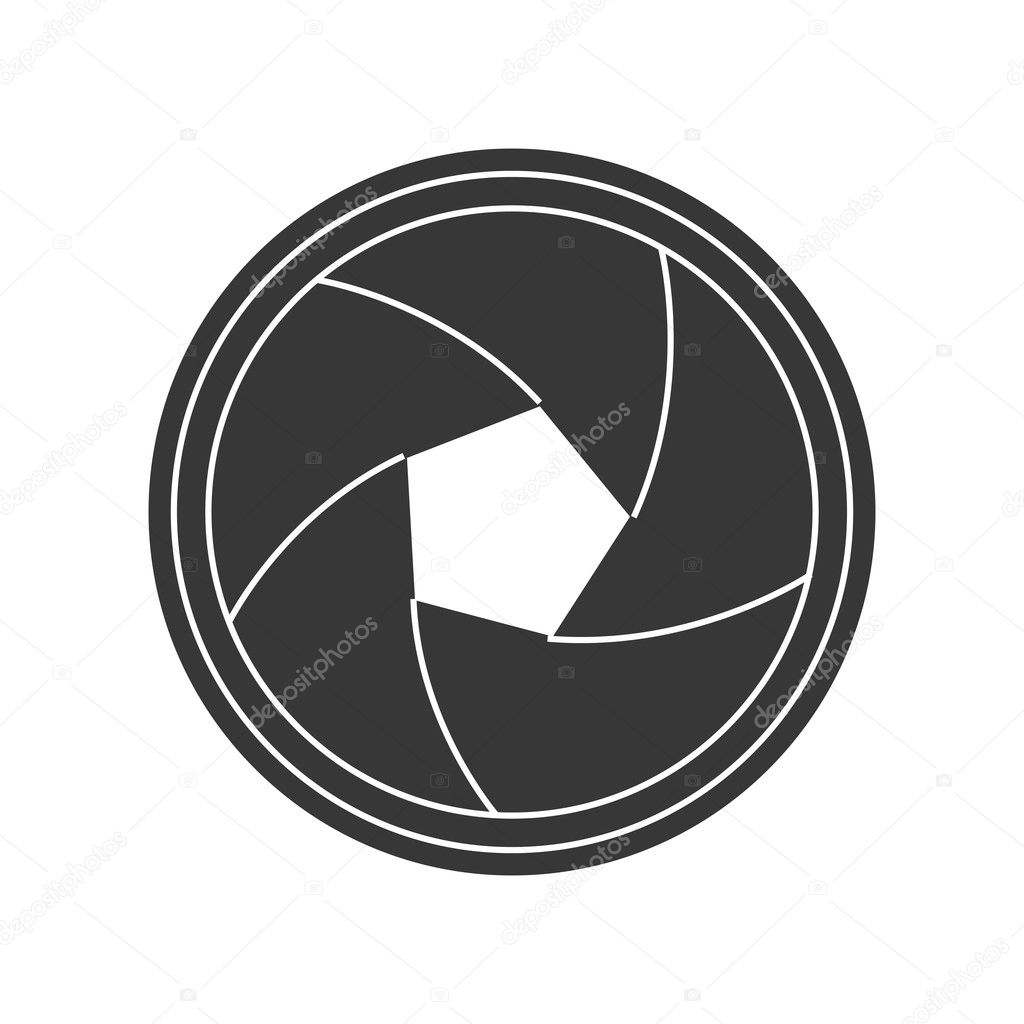 Zoom shutter lens Stock Vector by ©yupiramos 120185734