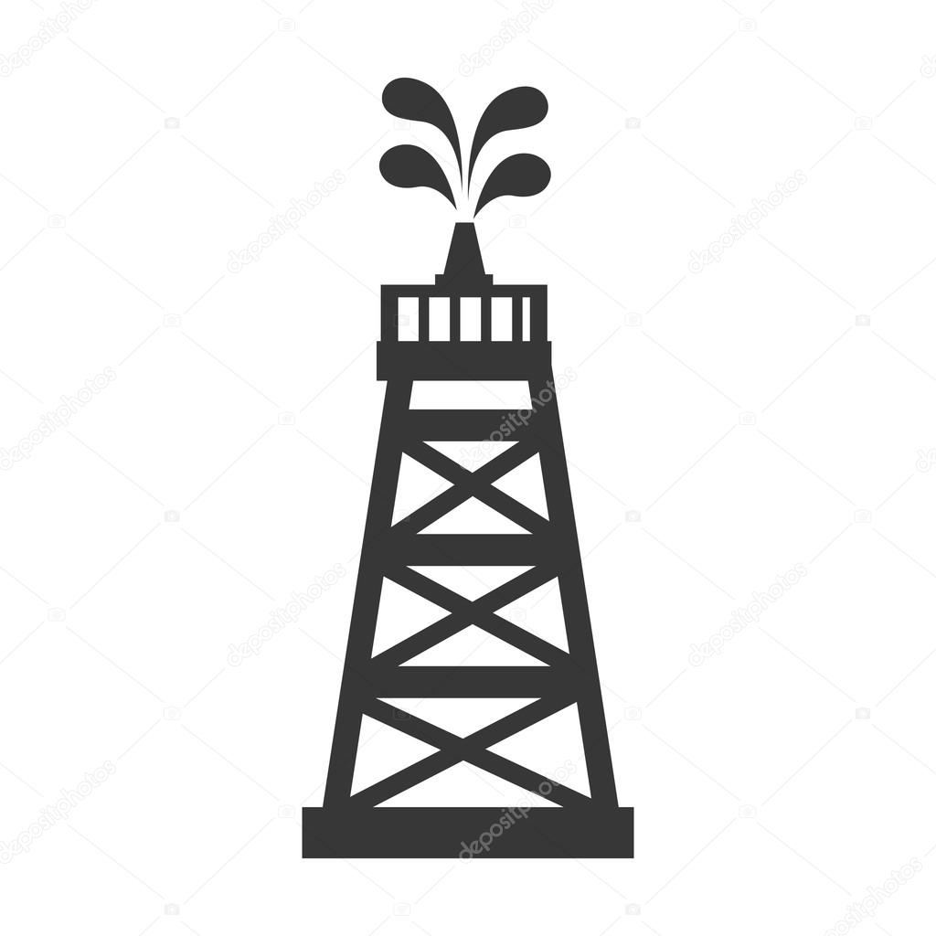Industria de la torre petrolera Stock Vector by ©yupiramos 120248694