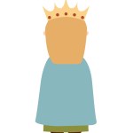 Stick figure queen with glasses Stock Illustration by ©mail.hebstreit ...