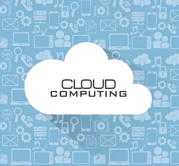 Cloud computing Stock Vector by ©yupiramos 40119199