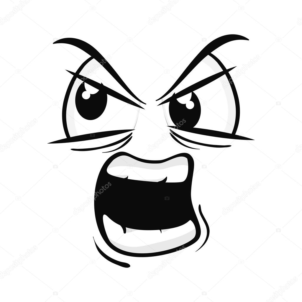 Angry Cartoon Faces Clip Art