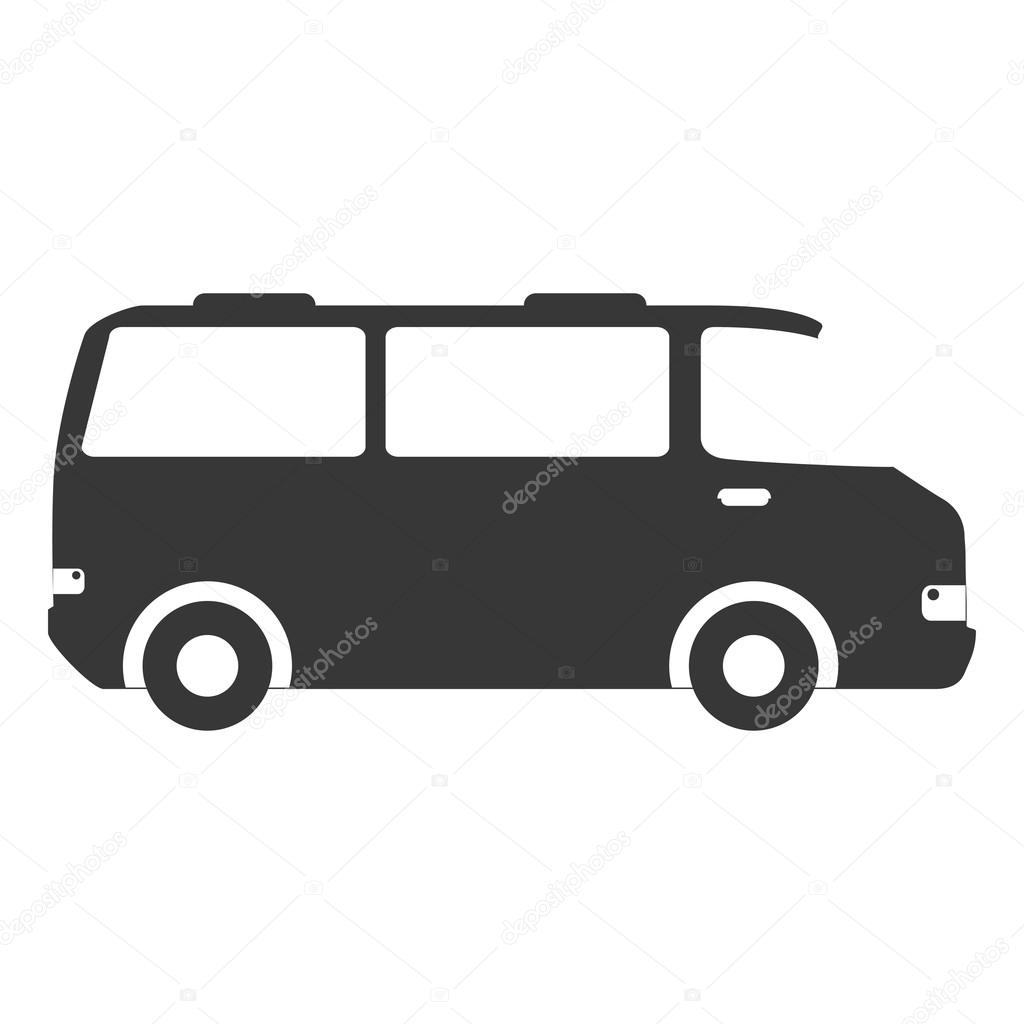 Mini Bus Silhouette