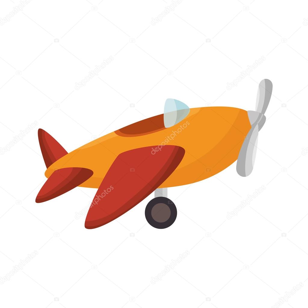 Airplane toy kid Stock Vector Image by ©yupiramos #121711764
