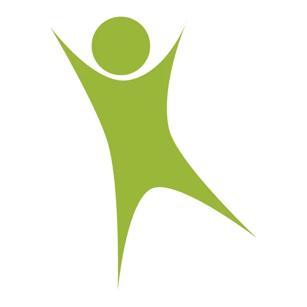 Symbol healthy person design Stock Vector Image by ©yupiramos #121861736