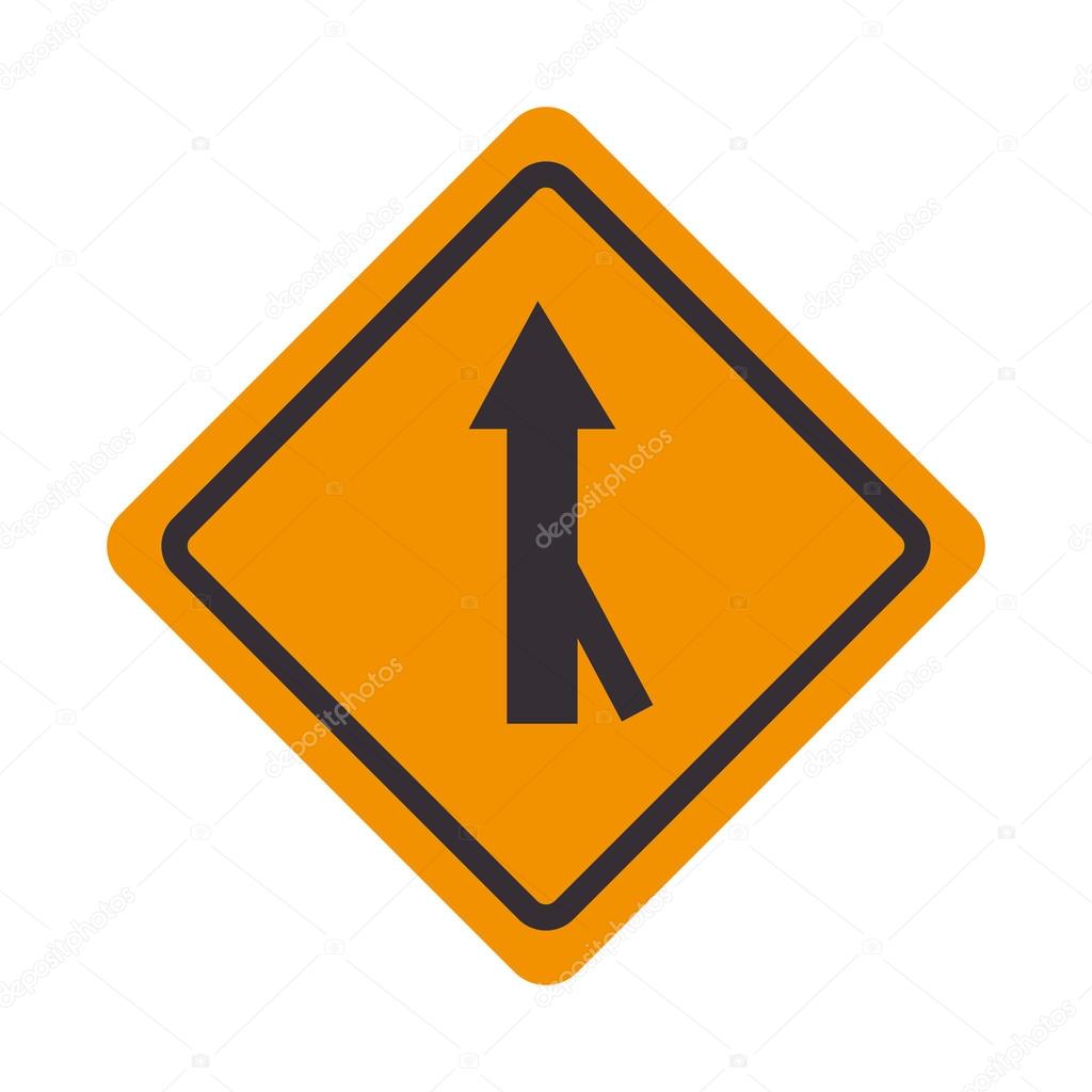 Traffic signal road arrow design Stock Vector by ©yupiramos 121869022
