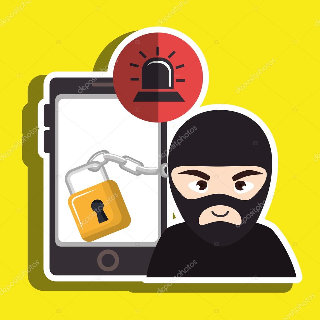 Pc hacker safe design Stock Vector Image by ©yupiramos #122188512