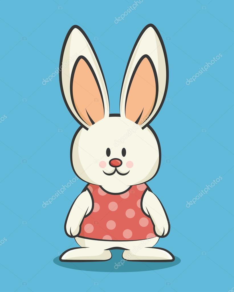 Cartoon icon rabbit design isolated Stock Vector Image by ©yupiramos ...
