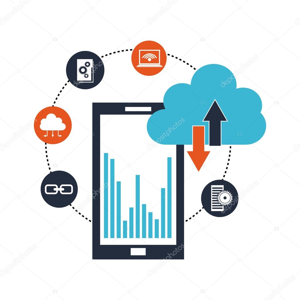 Big data management icons Stock Vector by ©yupiramos 123734980 Big data management icons Stock Vector by ©yupiramos 123734980