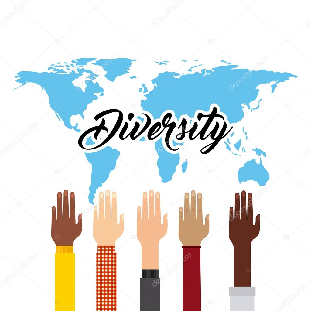 Diversiteit van de culturen van de wereld — Stockvector © yupiramos ...