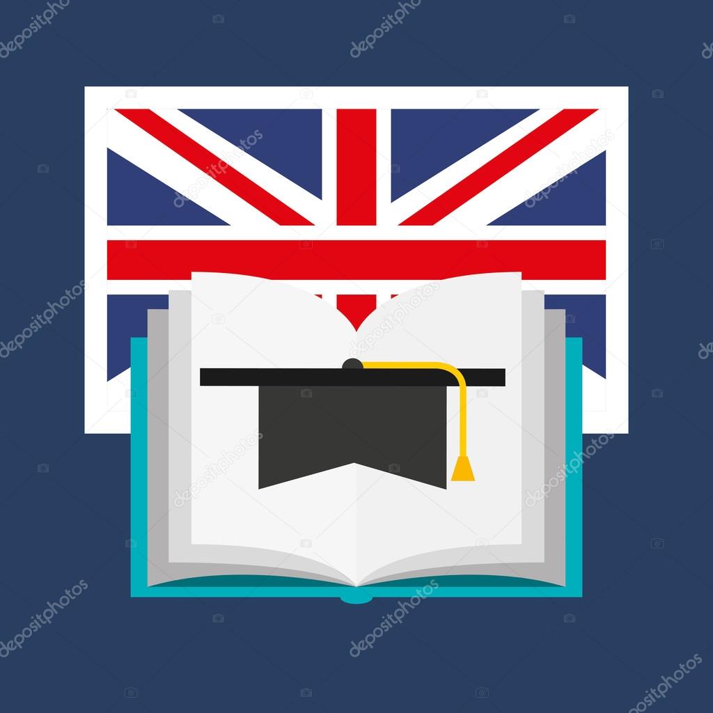Learn english education icons Stock Vector by ©yupiramos 124116910