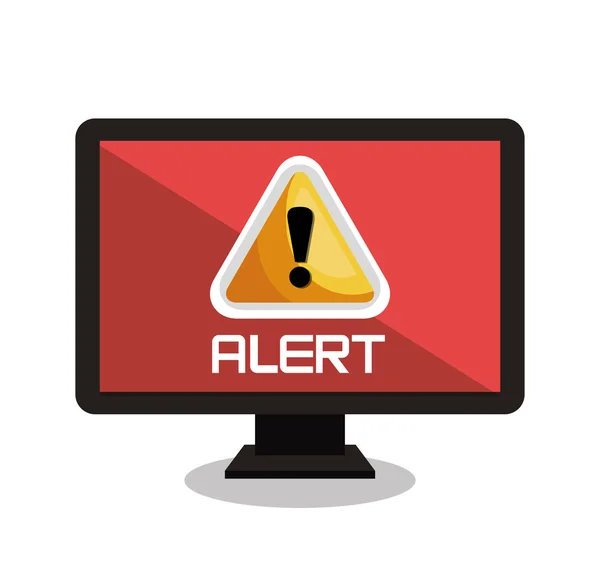 Tela de alerta Imagens de Stock de Arte Vetorial | Depositphotos