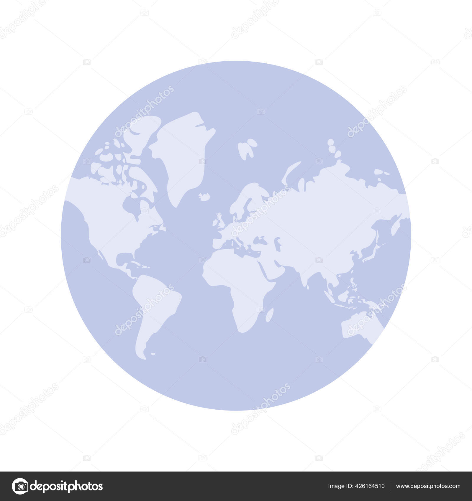 World planet earth maps silhouette Stock Vector by ©yupiramos 426164510