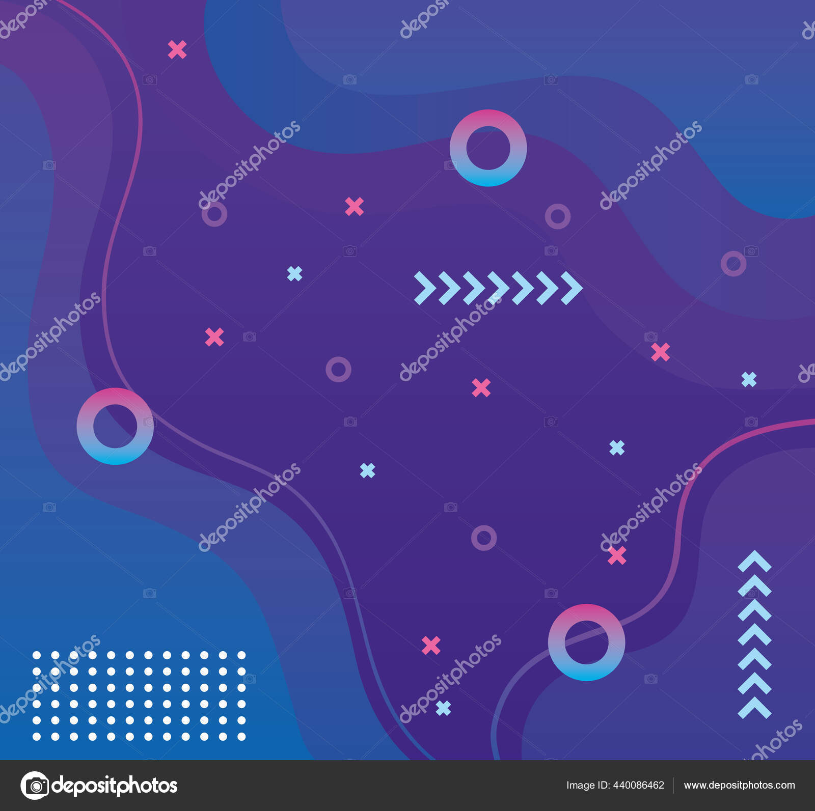 Color purple memphis abstract background Stock Illustration by ...