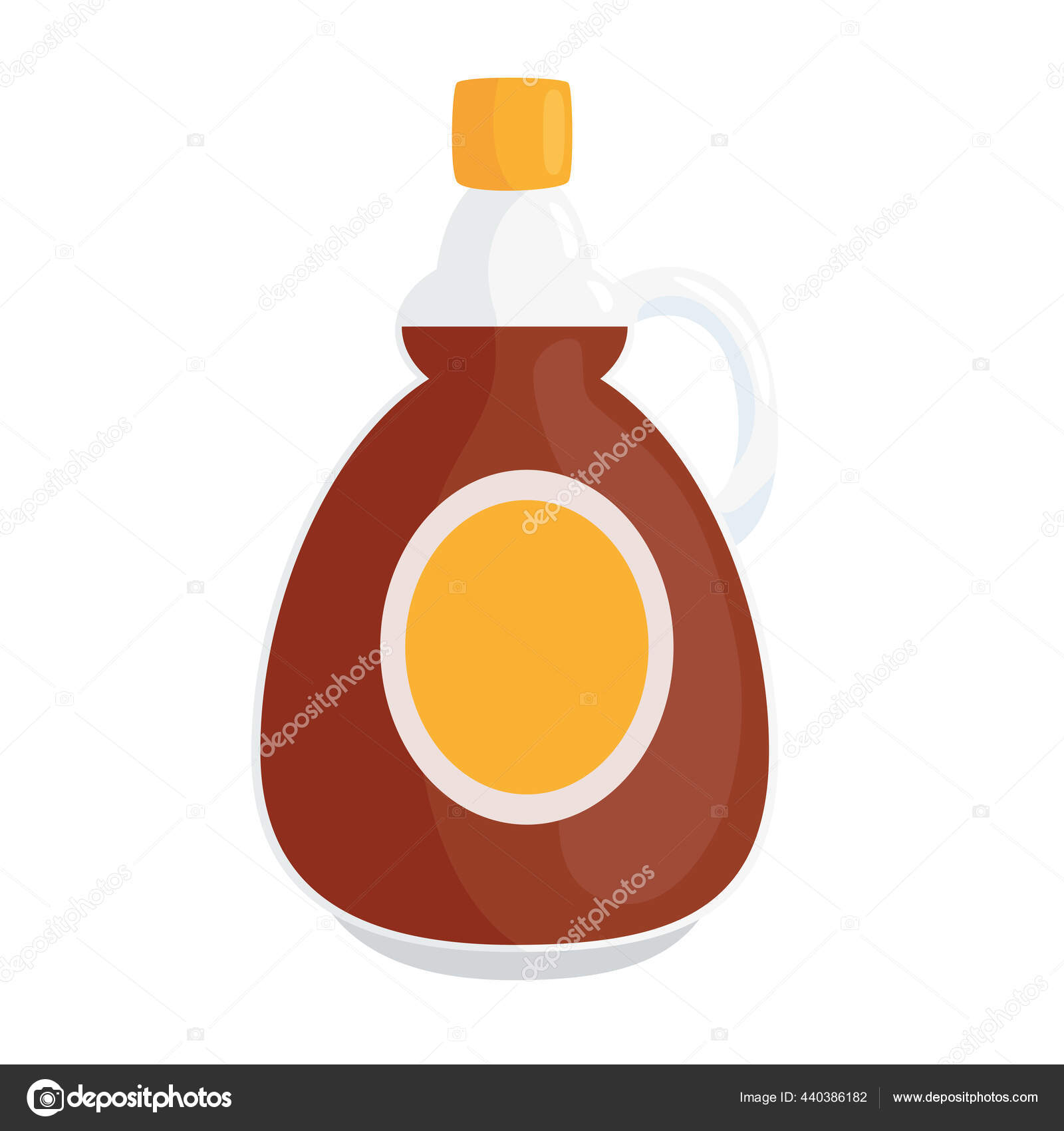 Breakfast syrup bottle vector design Stock Vector Image by ©yupiramos ...