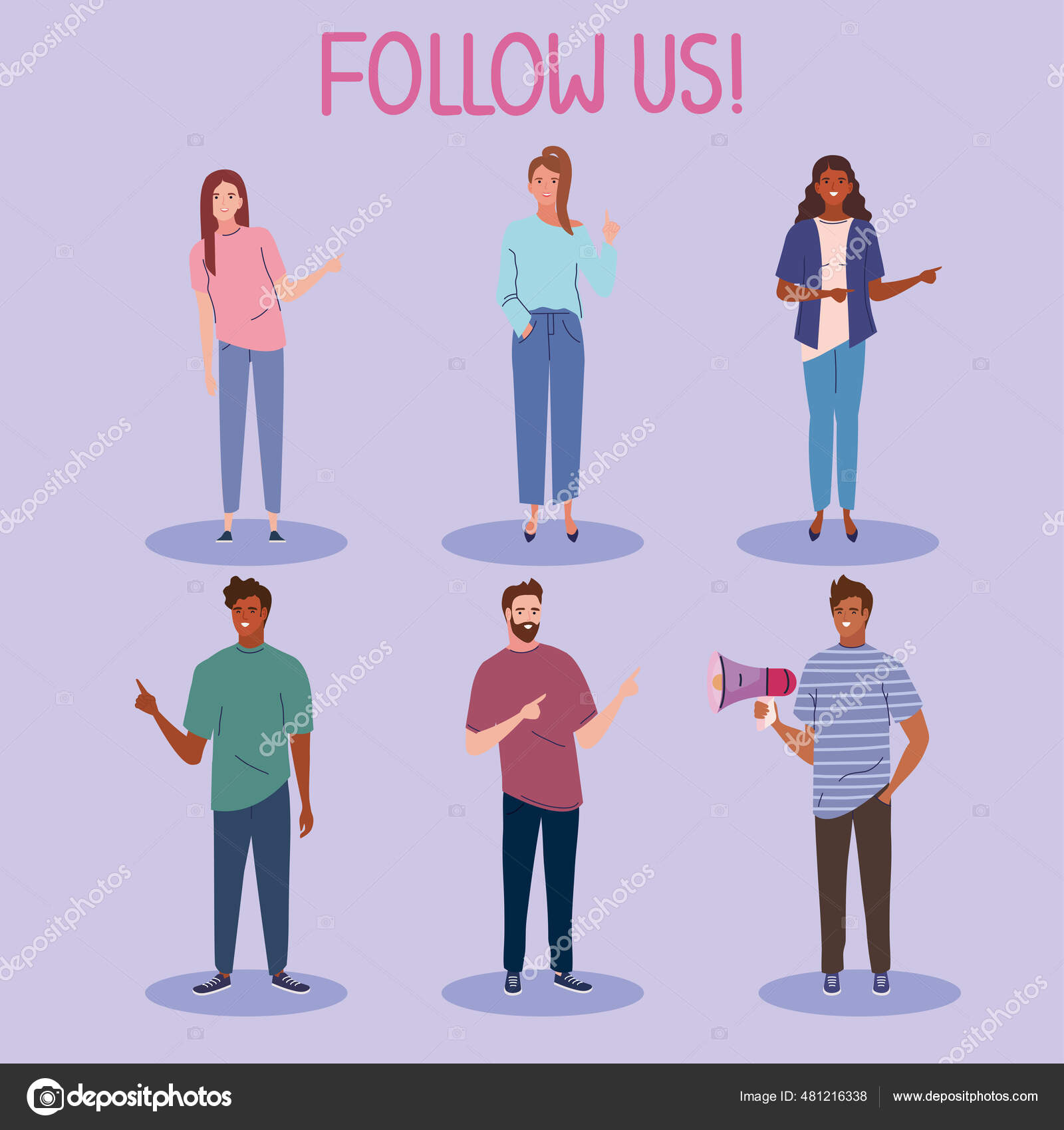 Content creators people Stock Illustration by ©yupiramos #481216338