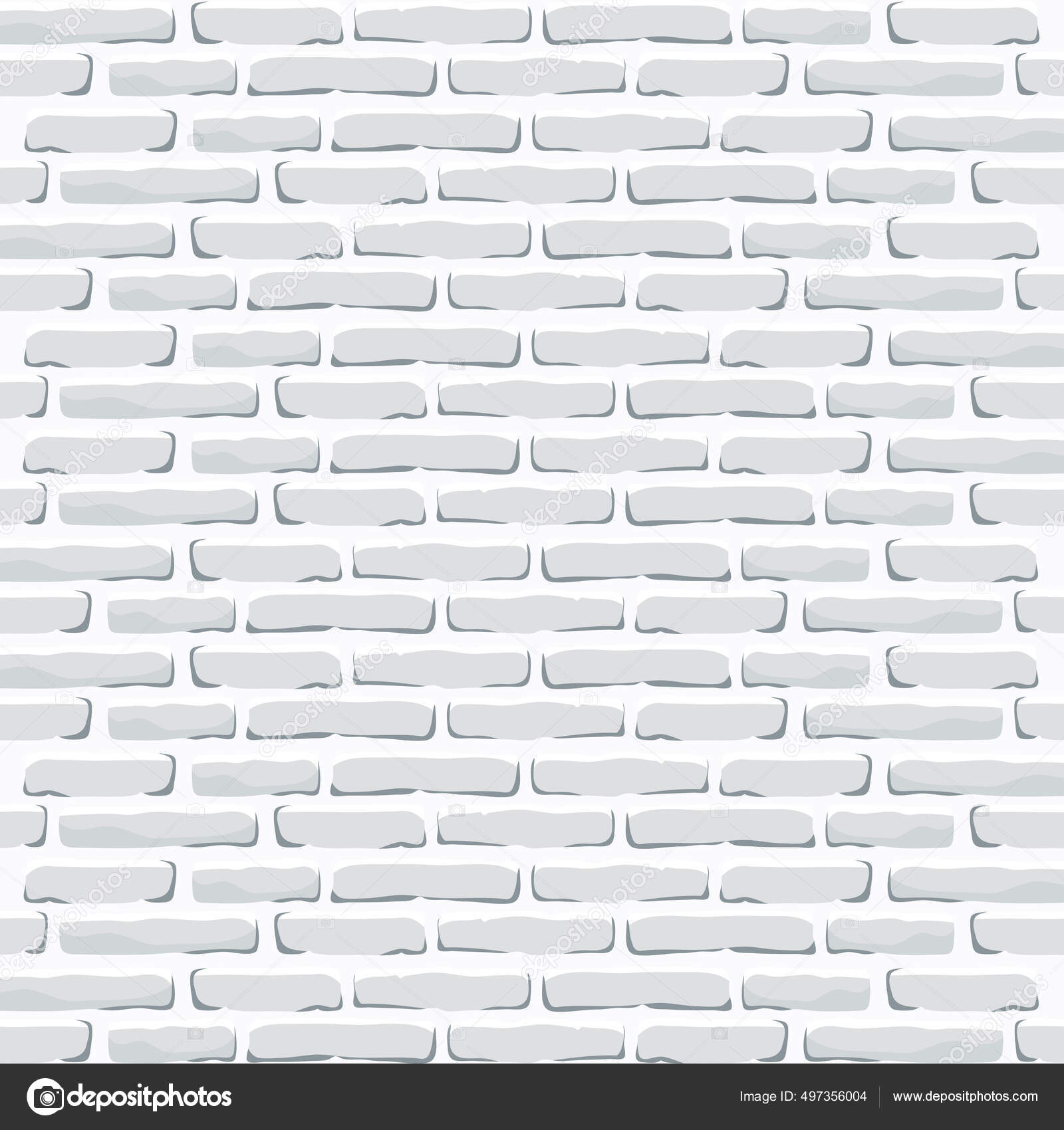 Wall with gray bricks Stock Vector by ©yupiramos 497356004
