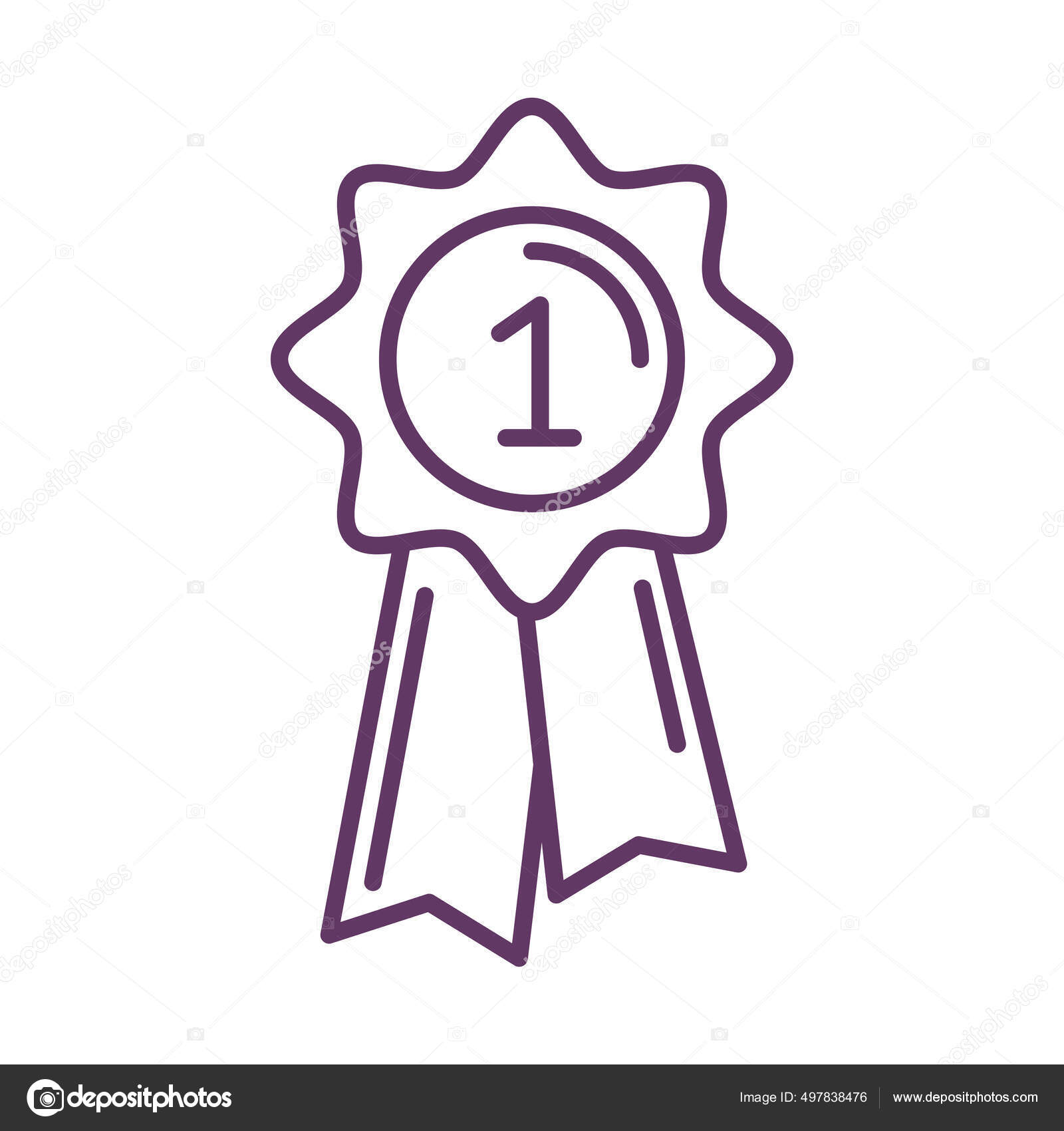 First medal award Stock Vector by ©yupiramos 497838476