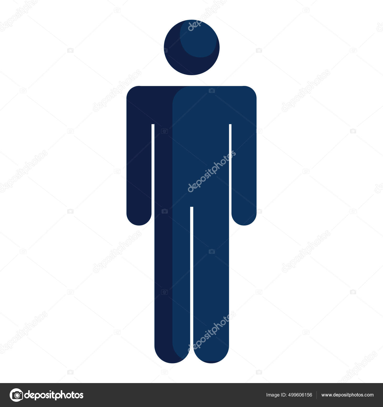 Human silhouette avatar Stock Vector by ©yupiramos 499606156