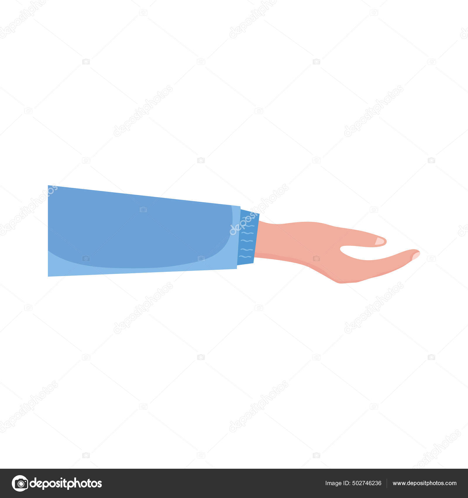 Hand getting something Stock Vector by ©yupiramos 502746236