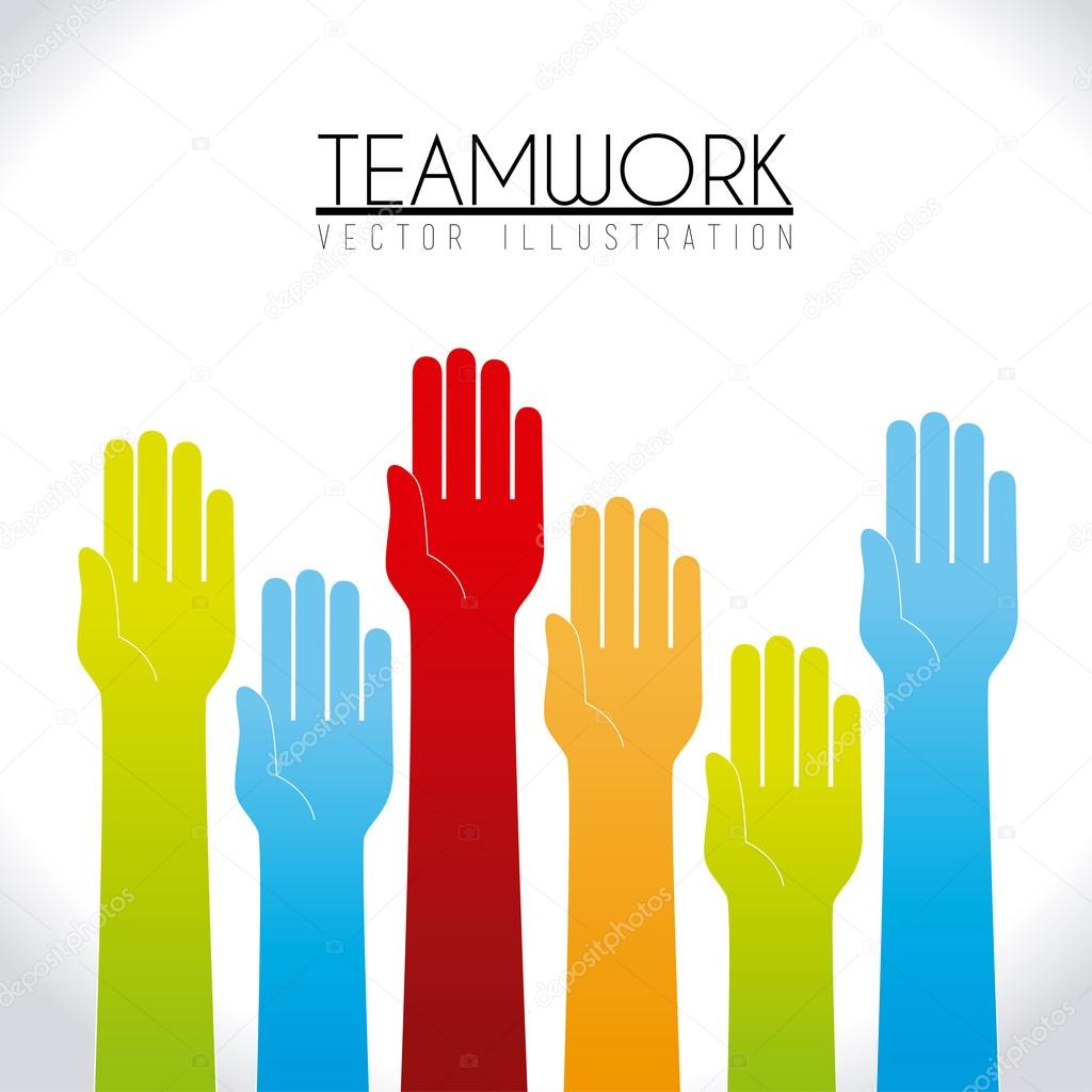 Teamwork design Stock Vector by ©yupiramos 52498123
