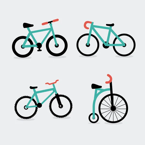Vector push-bike set illustration. Mini push-bike isolated on white ...
