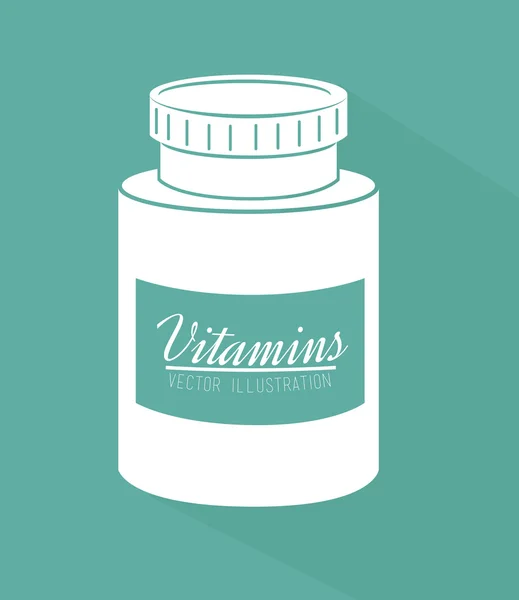 Vitamins design Stock Vector by ©yupiramos 53717439