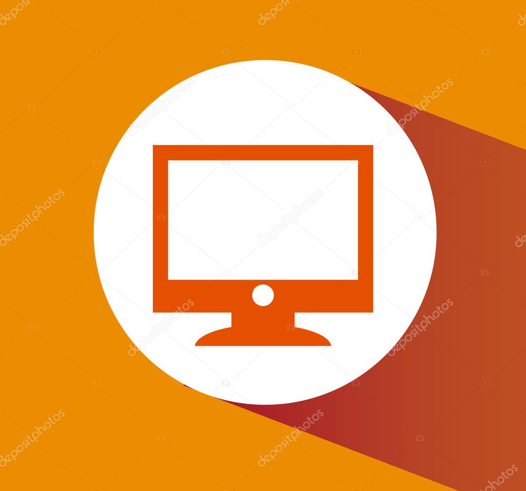 Monitor design — Stock Vector © yupiramos #55459365