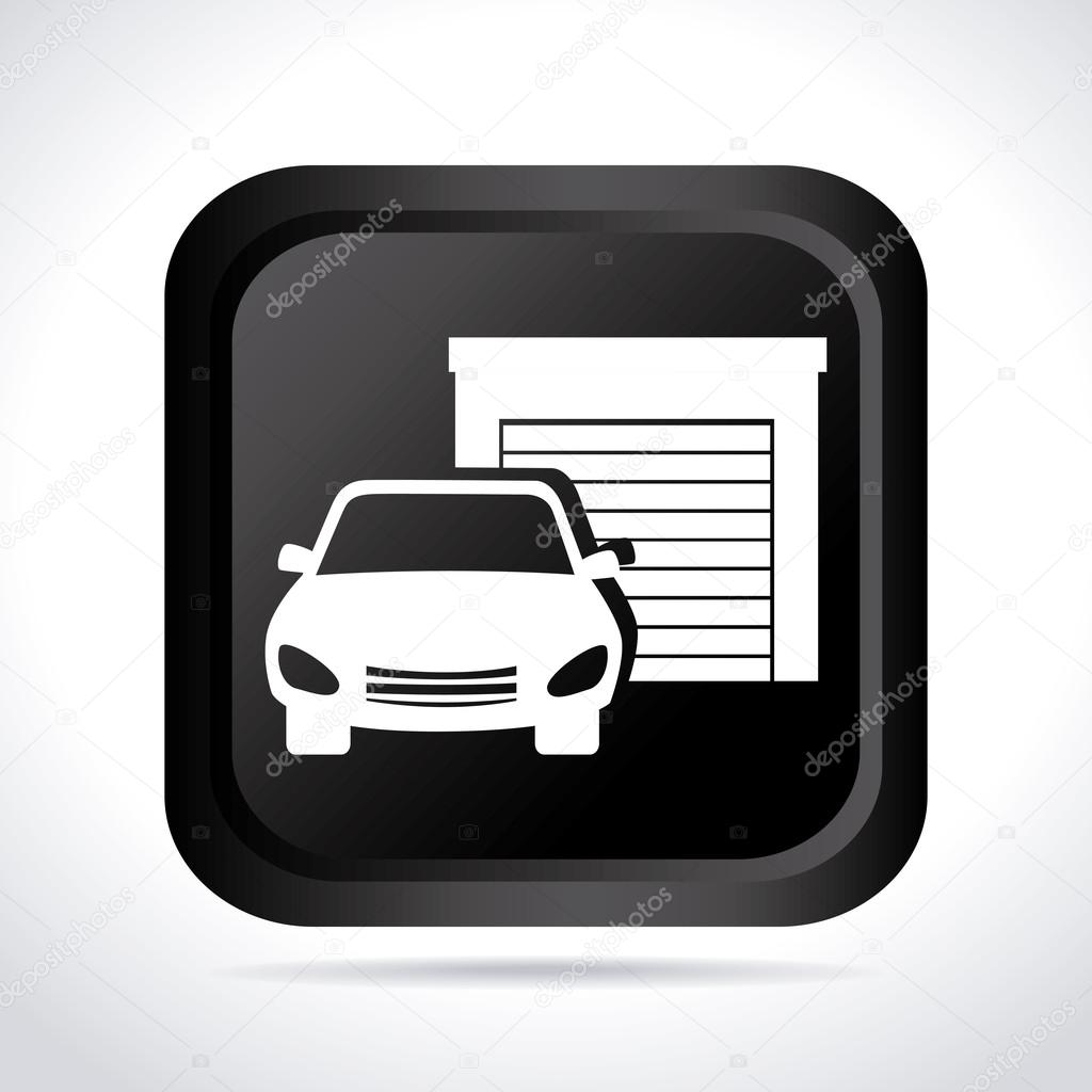 Garage design Stock Vector by ©yupiramos 56191501