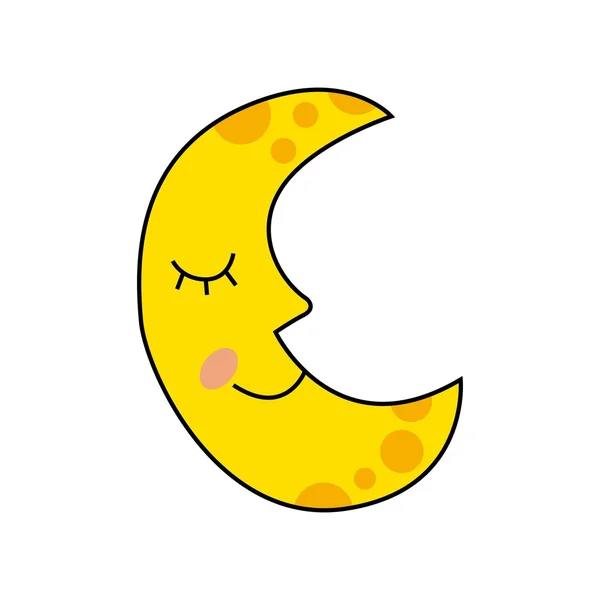 Lua desenho Imagens de Stock de Arte Vetorial | Depositphotos