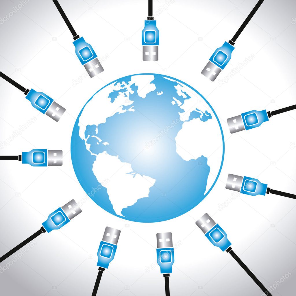 Diseño USB Vector de stock #56591999 de ©yupiramos