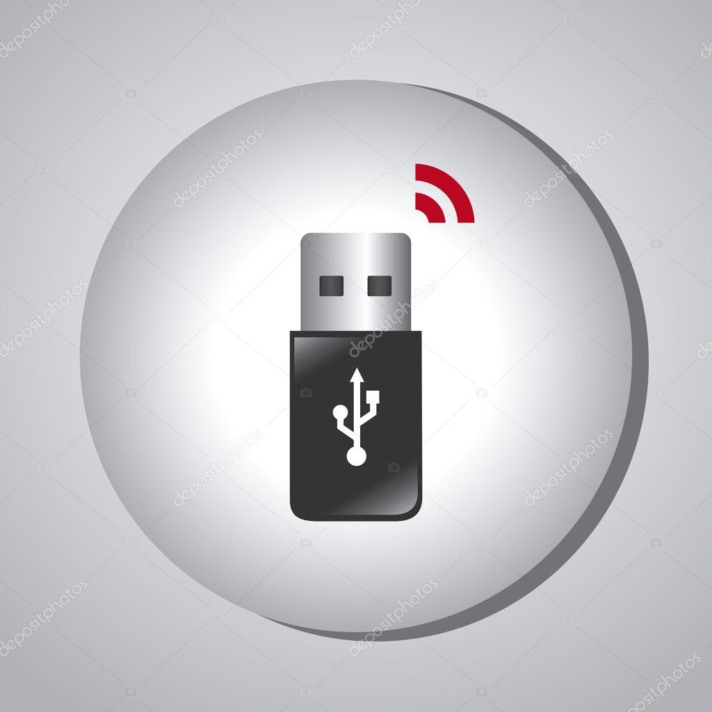 USB design Stock Vector by ©yupiramos 56592203