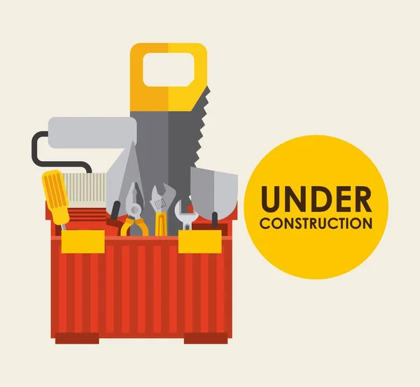 Construction design, vector illustration. Stock Vector by ©yupiramos ...