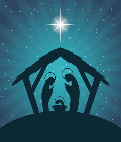 Nativity scene Stock Vector Image by ©yupiramos #13404027